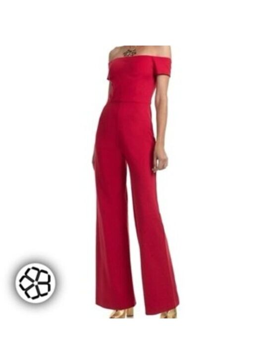 Trina Turk | Pants & Jumpsuits | Trina Turk Aviana Jumpsuit Red Off The ...